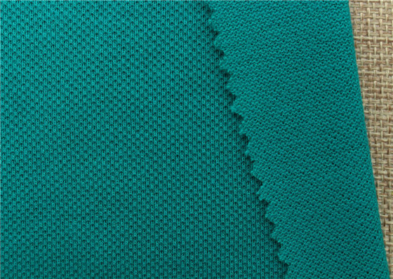 Weft Knitted Polyester Mesh Fabric , Jacquard Knit Fabric With Double Color