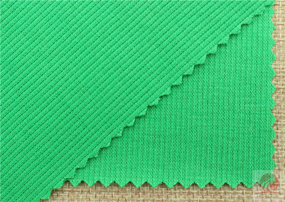 Rayon Spandex Plain Dyed Fabric , Viscose Knit Fabric Good Stretch Customized Pattern