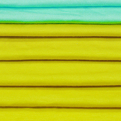 Smooth Organic Bamboo Fabric Plain Dyed Pattern Anti Bacterial High Air Permeability