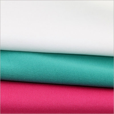Chemical Free Bamboo Cotton Fabric , Jersey Knit Fabric 300 TC Plain Sateen