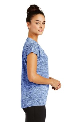 Anti Static Womens Exercise Clothes , Workout T Shirts Anti Ultraviolet