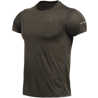 Mucle Support Compression T Shirt , Gym Clothes For Men Four Side Elasticity