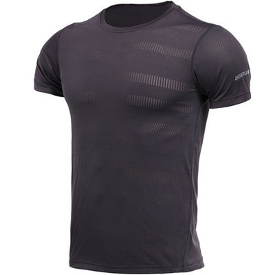 Mucle Support Compression T Shirt , Gym Clothes For Men Four Side Elasticity