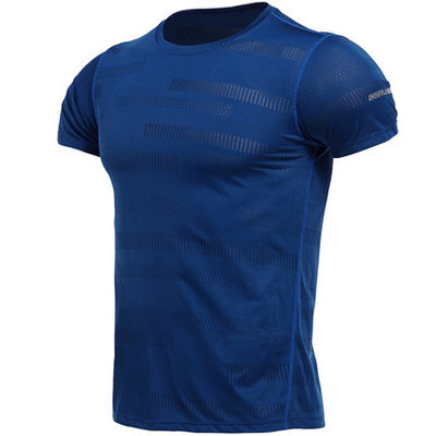 Mucle Support Compression T Shirt , Gym Clothes For Men Four Side Elasticity