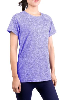 Breathable Short Sleeve Workout Shirts Casual Style Four Way Stretch Material