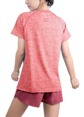 Anti Bacterial Womens Athletic Shirts Cool Feeling For Running Fitness Yoga