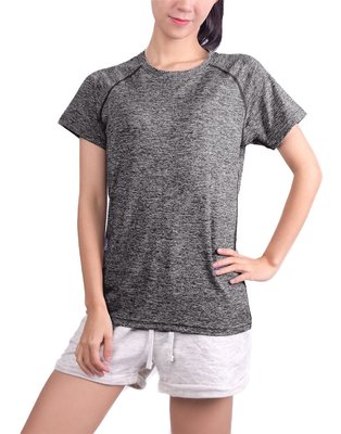 OEM Custom Workout Clothes For Women Short Sleeve Good Air Permeability