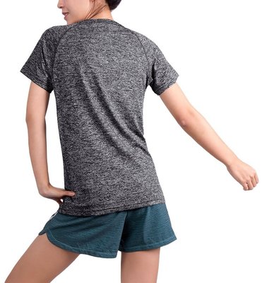 OEM Custom Workout Clothes For Women Short Sleeve Good Air Permeability