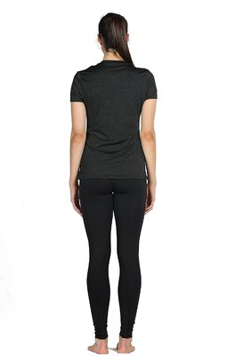 ODM Service Sport Shirts For Women Stretchy Fabric Sweat - Wicking For Exercise