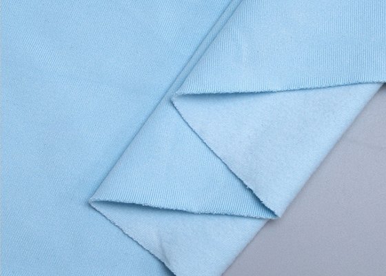 Antipilling Solid Fleece Fabric Brushed Plaid Knitted Micro Velvet Fleece Fabric