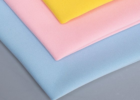 Antipilling Solid Fleece Fabric Brushed Plaid Knitted Micro Velvet Fleece Fabric