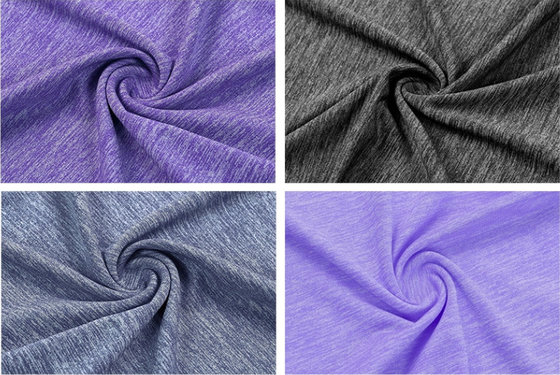 160 - 180 CM Width Polyester Spandex Cation Fabric  For Sport T Shirt Pant
