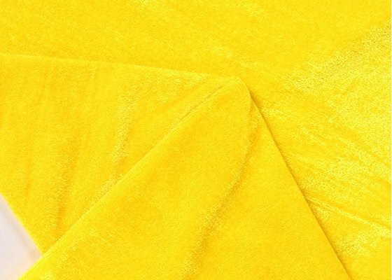 Super Soft Velour Knit Fabric Warp Knitted Strong Durable Eco - Friendly