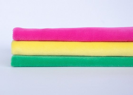 50D Warp Knitted Micro Velvet Fabric For Crushed Dress Thermal Underwear