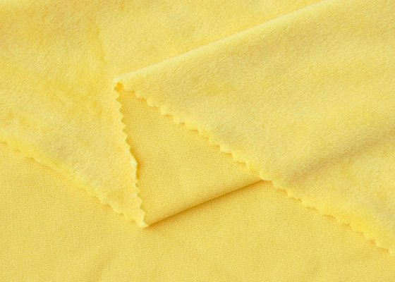 50D Warp Knitted Micro Velvet Fabric For Crushed Dress Thermal Underwear