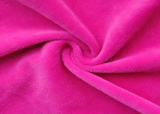 50D Warp Knitted Micro Velvet Fabric For Crushed Dress Thermal Underwear