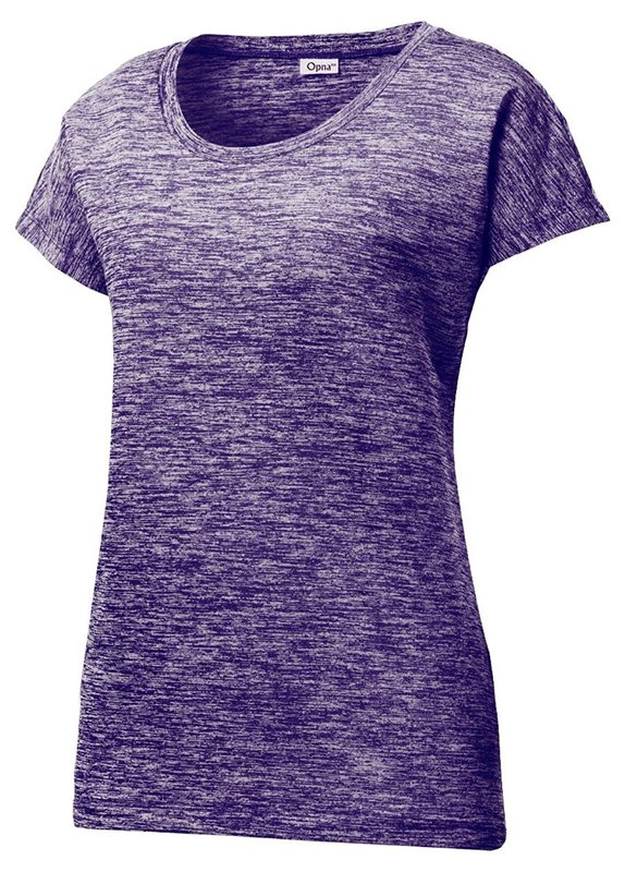OEM Custom  Sport Shirts For Women Lightweight Moisture - Wicking Machine Washable