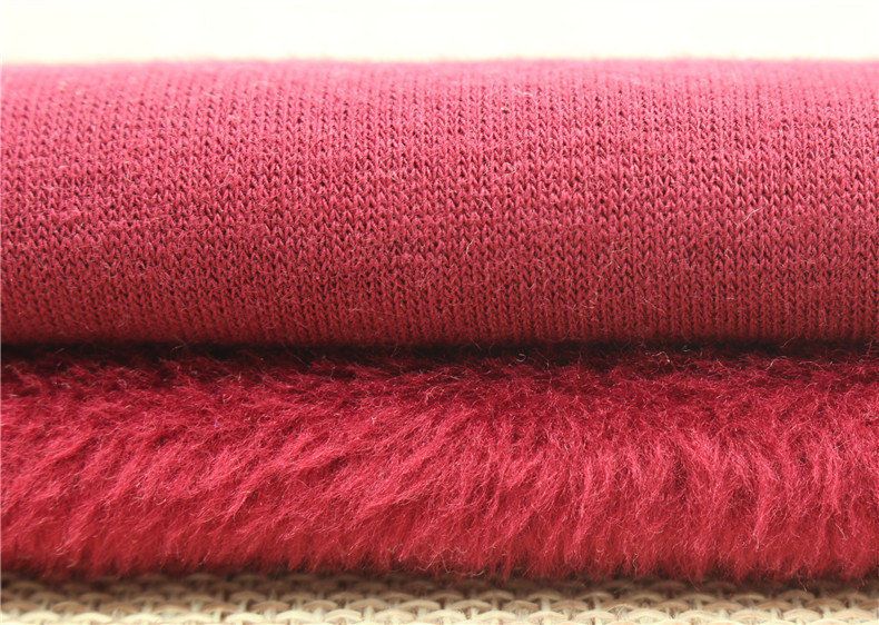 Warp Knitting Velvet Fabric , Tricot Knit Fabric Shrink Resistant With Polyester Spandex