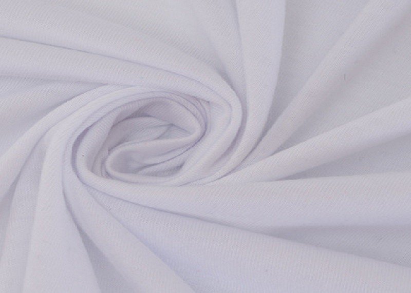 Single Cotton Spandex Jersey Fabric Combed Plain Dyed Knitted For Soft Child Clothes