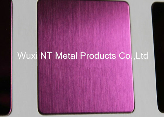 316L Hairline Color Stainless Steel Sheet SUS JIS EN Steel Plate For Decoration