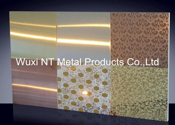 316L Hairline Color Stainless Steel Sheet SUS JIS EN Steel Plate For Decoration
