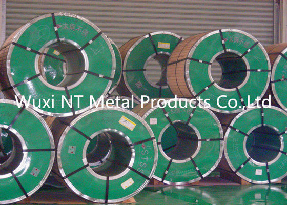 Thin Wall 00Cr19Ni10 Brushed Stainless Steel Coils Equal SUS JIS EN DIN BS GB