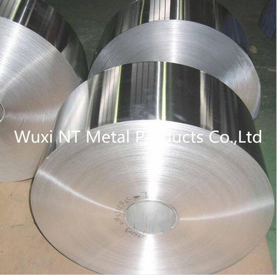 304/430 BA Finish PVC Coated Stainless Steel Strips with Slit Edge , 3mm-600mm Width