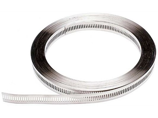 Welding Forming Stainless Steel Bandit Strap With Titanium Coated , Austenitic Grade
