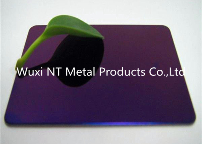 Hairline Finish 430 Decorative Color Stainless Steel Sheet With Laser PE Coating