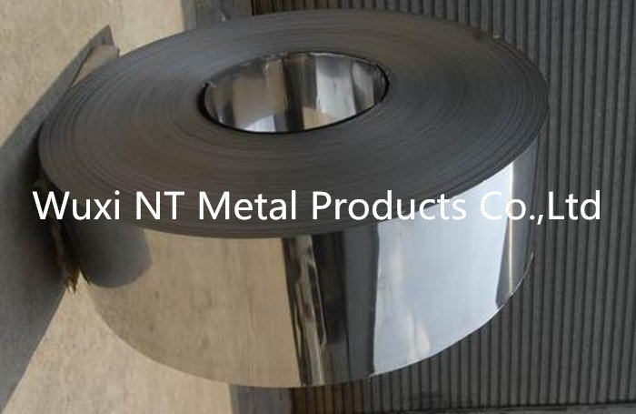 304/430 BA Finish PVC Coated Stainless Steel Strips with Slit Edge , 3mm-600mm Width