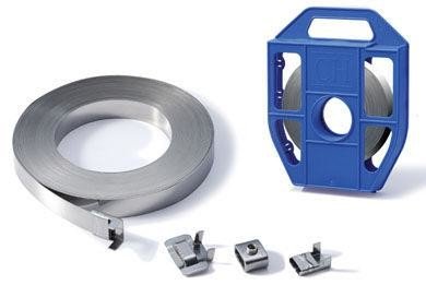 Professional Custom Stainless Steel Banding Strap For Industrial / Decorative Tube