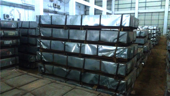 1000 x 2000mm Galvanised Metal Sheet Cold Rolled 0.4mm - 3mm Thickness