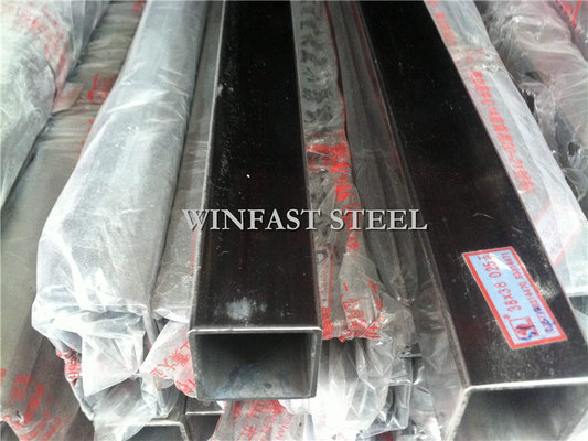 ERW Welded Stainless Steel Pipe , 304 SS Pipe OD 50 x 1.2 mm Polished Finish
