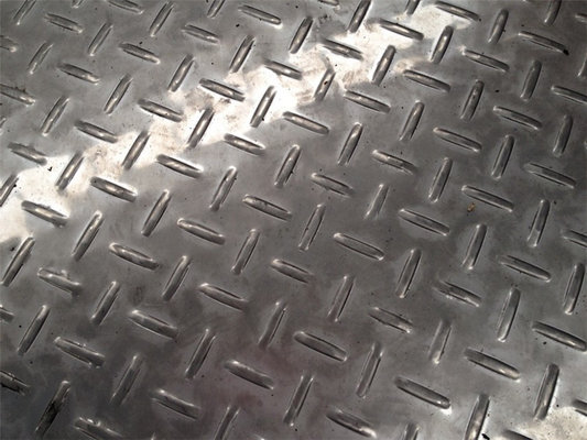 Flooring Diamond Plate Stainless Steel Sheets 1800mm Width High Grade