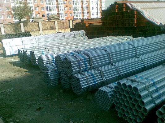 ASTM A53/BS1387/EN39 galvaniseerde Staalpijp om Staalpijp voor Gas en Water