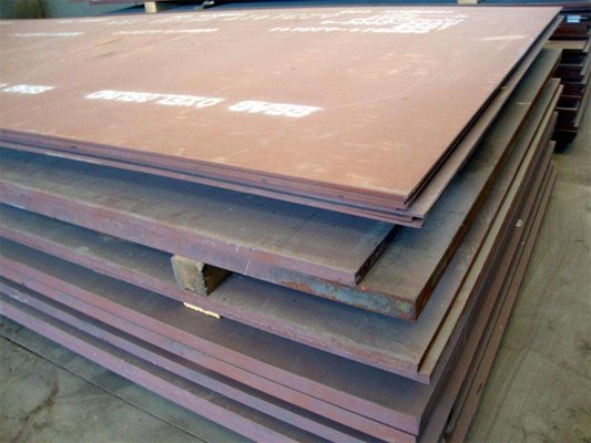 ABS AH36 A36 A36 Hot Rolled Steel Plate For Shipping Building , Max Length 12m