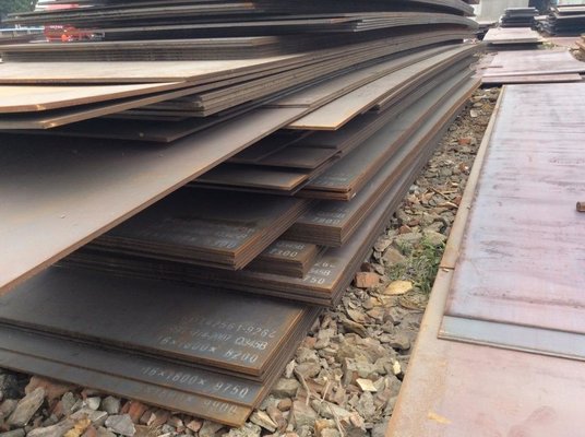 ABS AH36 A36 A36 Hot Rolled Steel Plate For Shipping Building , Max Length 12m