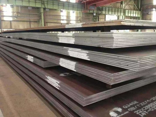 ABS AH36 A36 A36 Hot Rolled Steel Plate For Shipping Building , Max Length 12m