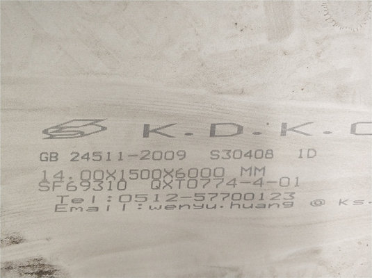 Grade 321 / S32168 Stainless Steel Plates 1500 - 2000mm Width for Industrial