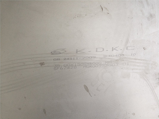 1.4404 DIN 316L Stainless Steel Plates ASTM A240 316 3.0 - 80.0mm Thickness