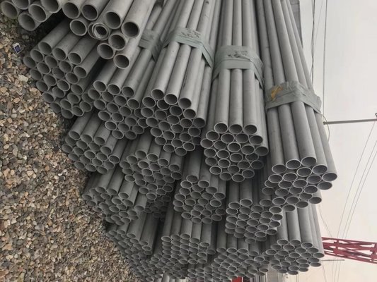 8m Length Seamless Round Stainless Steel Pipe DIN 1.4539 / UNS N08904 904L