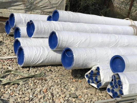 8m Length Seamless Round Stainless Steel Pipe DIN 1.4539 / UNS N08904 904L