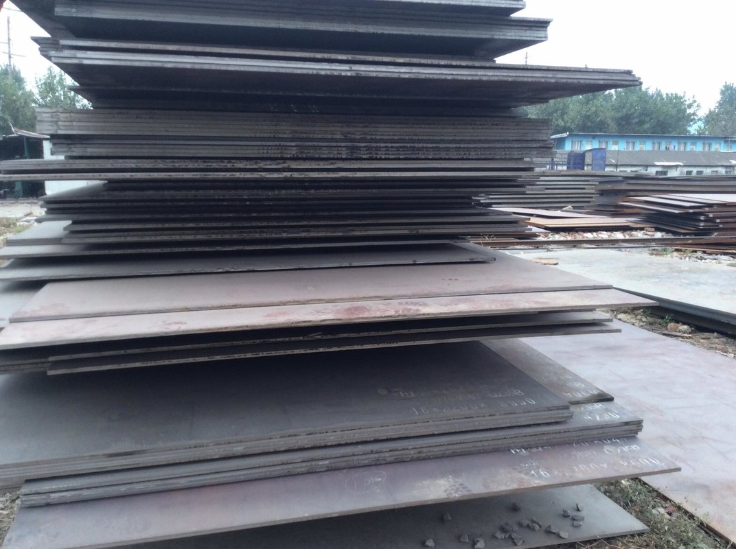 ABS AH36 A36 A36 Hot Rolled Steel Plate For Shipping Building , Max Length 12m
