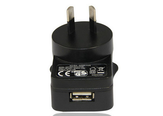 Plug In USB Charger AC Adapter , SAA C - Tick Approved Wall Adapter For USB Charger