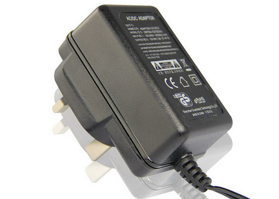 Plug In 12V 2A 24W Power Adapter With OCP / OVP 70 * 48 * 61mm Dimension
