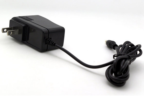 Black / White Wall Mount Power Adapter 9 Volt 1.3A DC Output 2M DC Cable