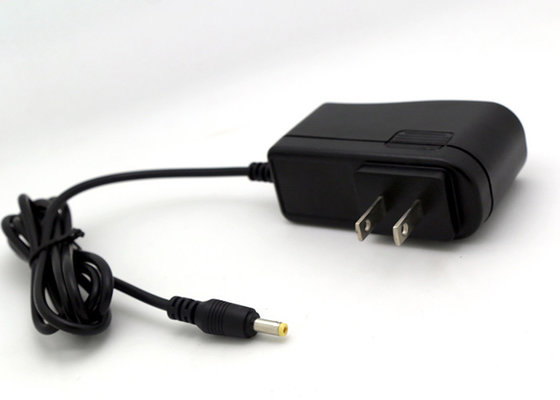 Black / White Wall Mount Power Adapter 9 Volt 1.3A DC Output 2M DC Cable