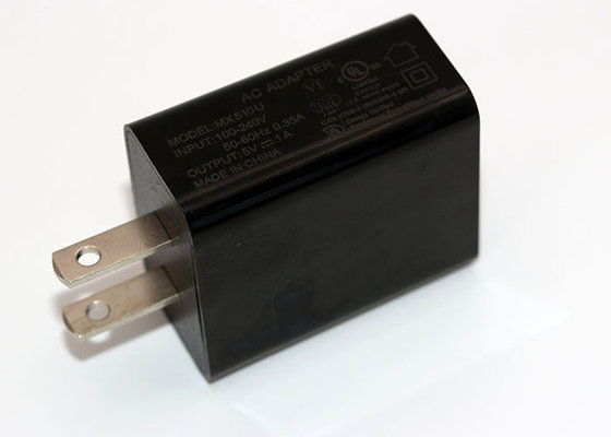 Energy Efficiency USB Mains Charger Adapter , Level VI AC DC USB Ac Wall Adapter