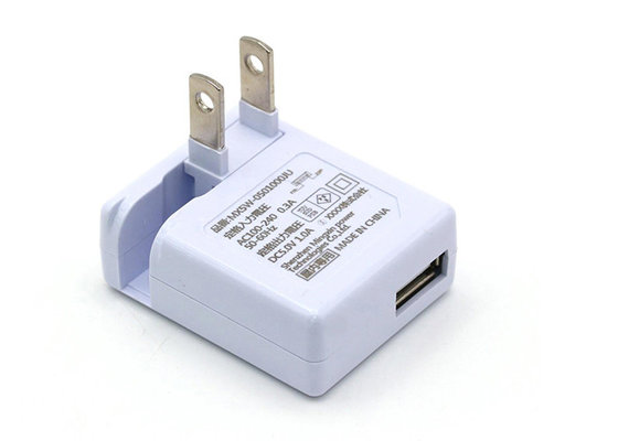 Foldable Prong USB Wall Charger JP 2 Pin AC Plug 5W / 10W Output Power