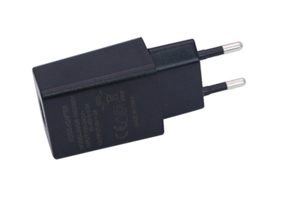 EU Plug USB Wall Power Plug Adapter , Iphone / Samsung USB Power Wall Adapter